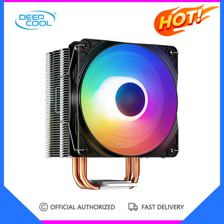 Deepcool Gammaxx 400k 4 Heatpipe Cpu Cooler Radiator 12cm Pwm Led Rgb Argb Cooling Fan For