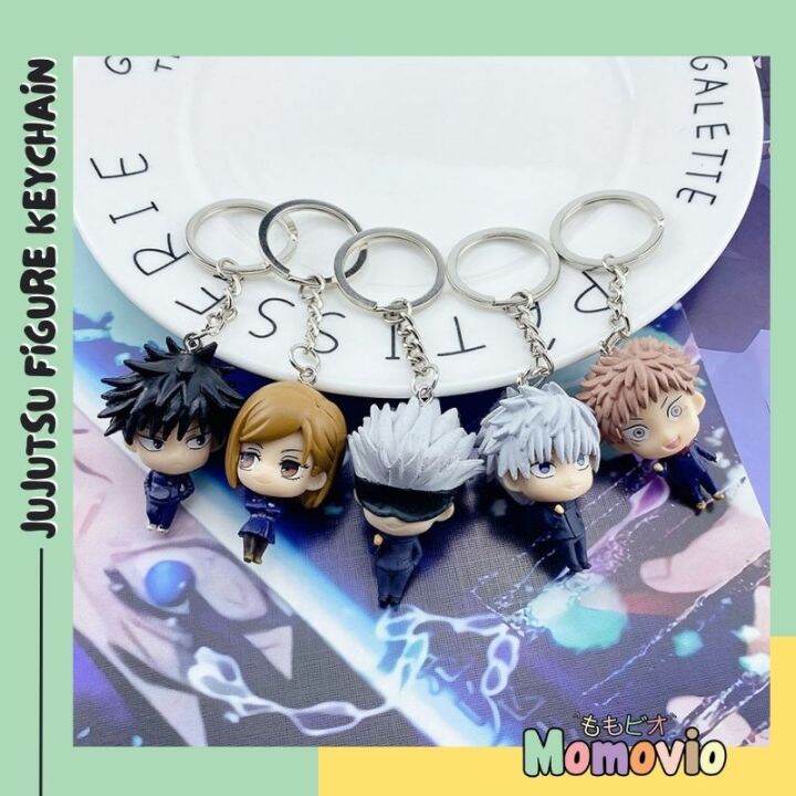 Gantungan Kunci Figure Jujutsu Kaisen Keychain Chibi Action Figures ...
