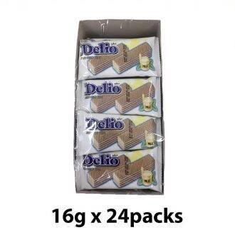 Apollo Delio Cream Wafer [Chocolate / Strawberry / Milk / Orange] 24pcs ...