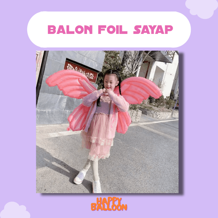 Balon Foil Sayap / Fairy Wings | Lazada Indonesia