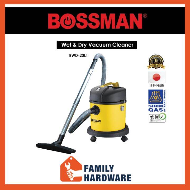 BOSSMAN BWD-20L Wet And Dry Vacuum Cleaner BWD20L BWD 20L 吸尘机 吸尘器 | Lazada