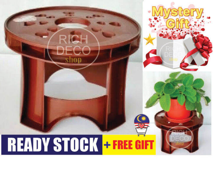 LAPIK PASU FLOWER POT STAND SHELF RACK VASE HOLDER/ STAND PASU ALAS ...