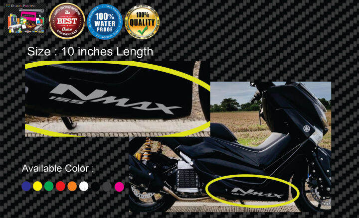 Nmax 155 Vinyl Sticker (Code - A5), Size : 10 inches length | Lazada PH