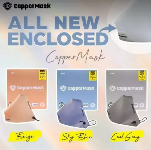 Copper Mask 2.0 - NEW and IMPROVED! Antimicrobial Face mask | Lazada PH