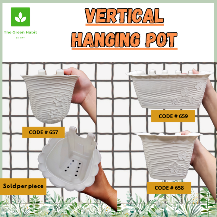 TGH| Vertical Hanging Pot for Plants - Space-Saving Solution for Indoor ...