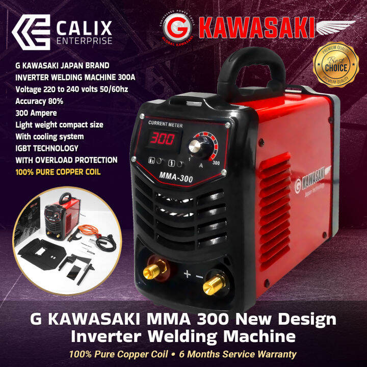 New Design Inverter Welding Machine MMA 300A - G KAWASAKI MMA 300 ...