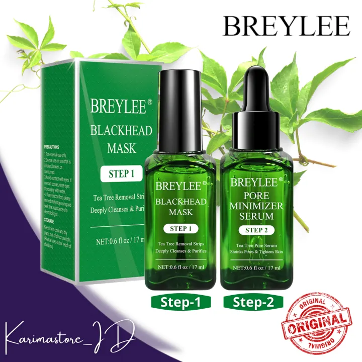 Original BREYLEE Blackhead Mask Pore Refining Serum 17 mL | Lazada ...