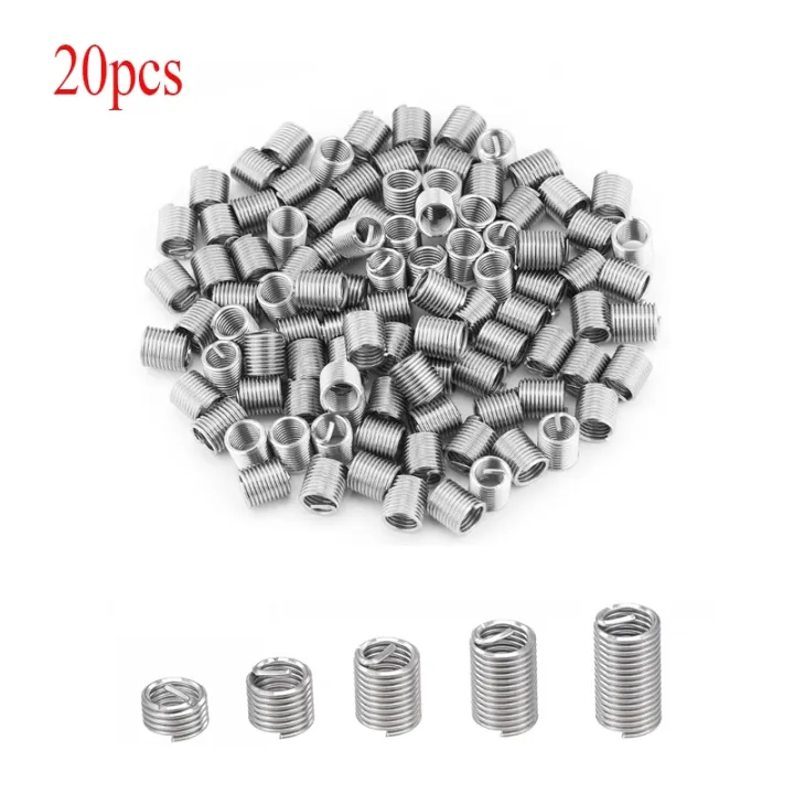 M2 M2.5 M3 M4 M5 M6 M8 M10 M12M14 Stainlessy Steel Thread Inserts ...