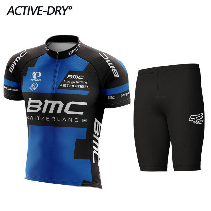 Cycling Jersey Set for Men Drifit Racing Ride Bike Shirts with Pocket ...