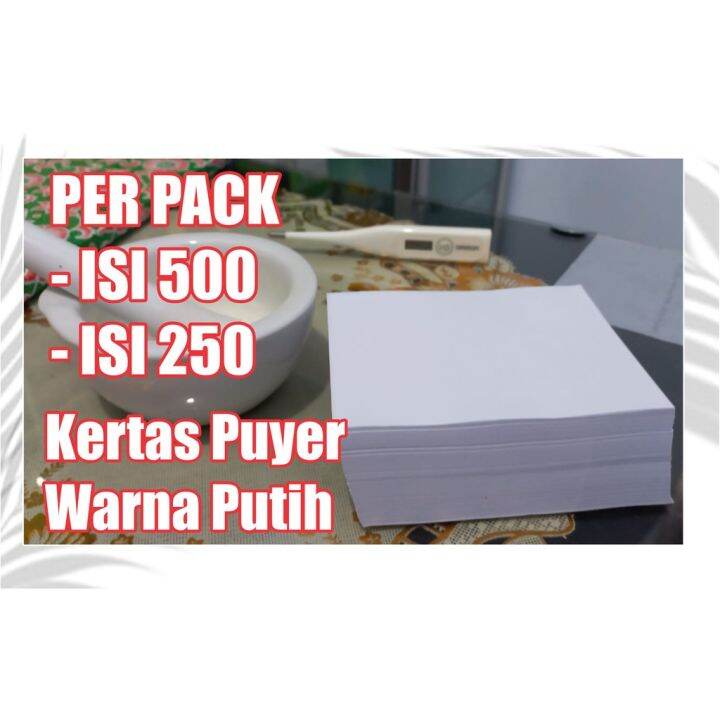 Product image Kertas Puyer Perkamen warna Putih 500 lembar 1 Share: Product Information Section ...