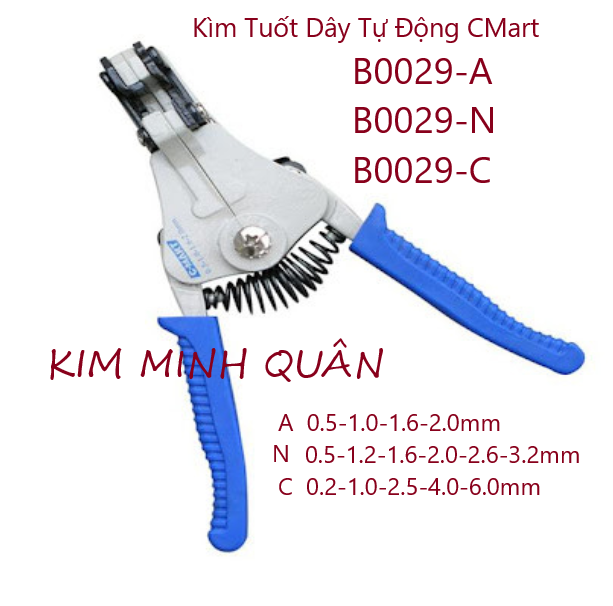 Kìm Tuốt Dây Điện Tự Động 0.5~ 6.0mm B0029 CMart | Lazada.vn