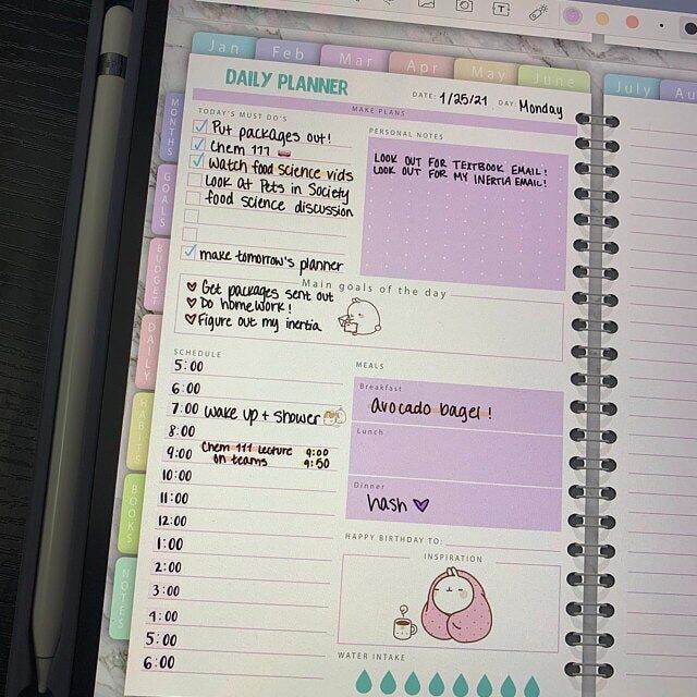 [Planner 2023] Cute Digital Planner Goodnotes | Student Planner | Ipad ...