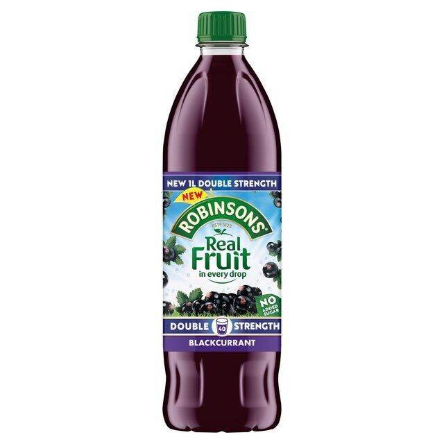 ROBINSON'S ***DOUBLE STRENGTH*** Blackcurrant Squash / Cordial - 1000ml ...