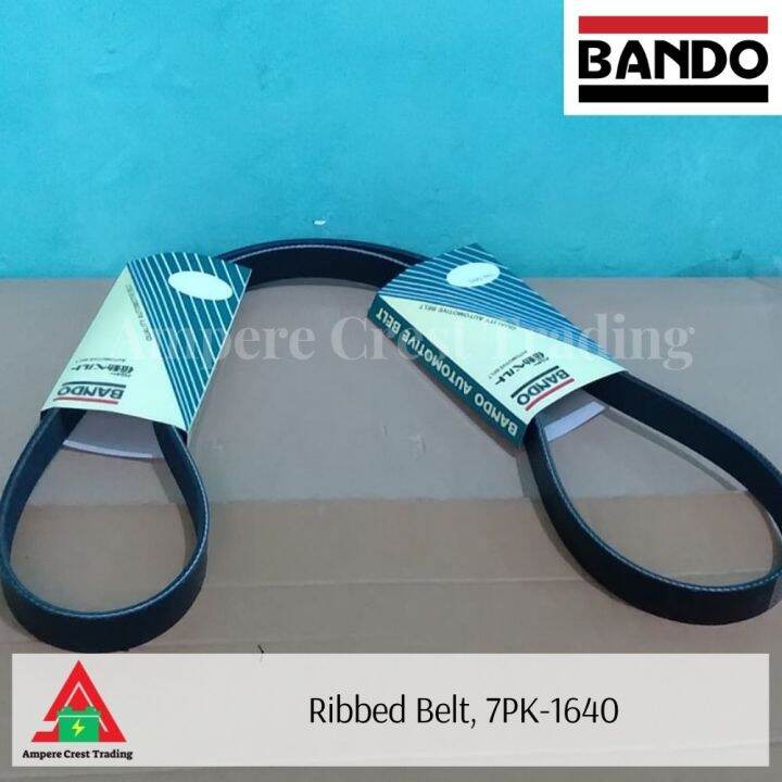 Bando Belt 7PK-1640 for Nissan Patrol 3.0L 2004, ZD30DDTI Diesel Turbo (7PK1640) | Lazada PH