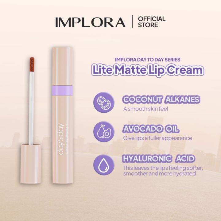 Implora Day to Day Series Lipcream | Lazada Indonesia