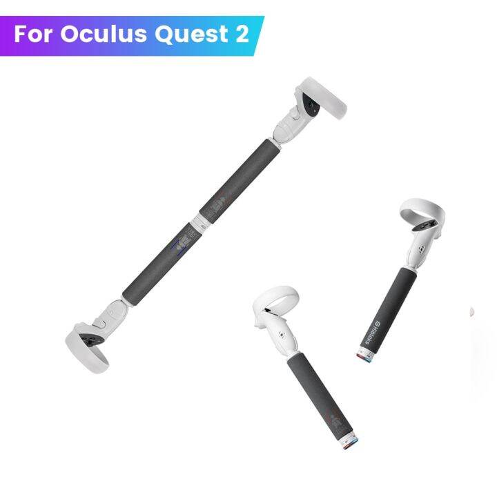 Dual Extension Grips for Oculus Quest 2/1 VR Controller Long Stick ...