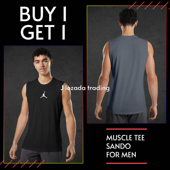 BUY 1 TAKE 1 SND 3.0. MUSCLE TEE SANDO FOR MEN - Athletic Muscle tee ...