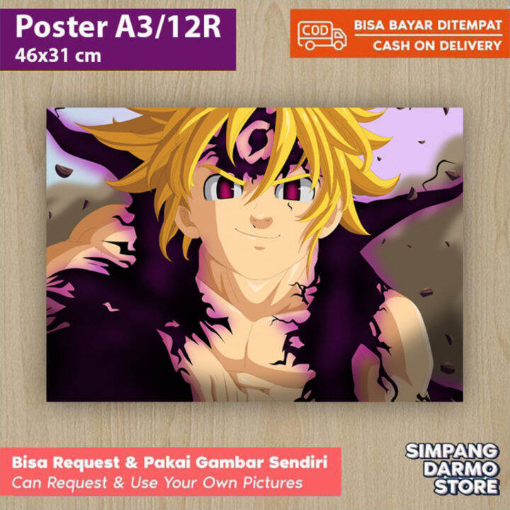 Poster Anime Nanatsu No Taizai Season Terbaru The Seven Deadly Sins