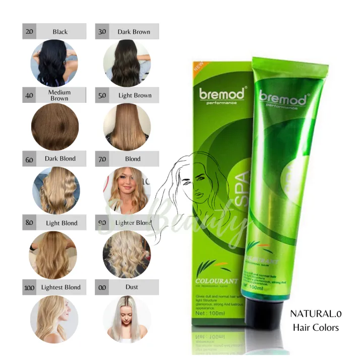 BREMOD Hair Color Hair Dye Only 100ml With Freebie (Natural) | Lazada PH