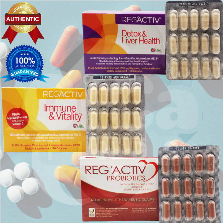 DR. OHHIRAS REG'ACTIV PROBIOTIC PRODUCING GLUTATHIONE 1 blister Pack ...
