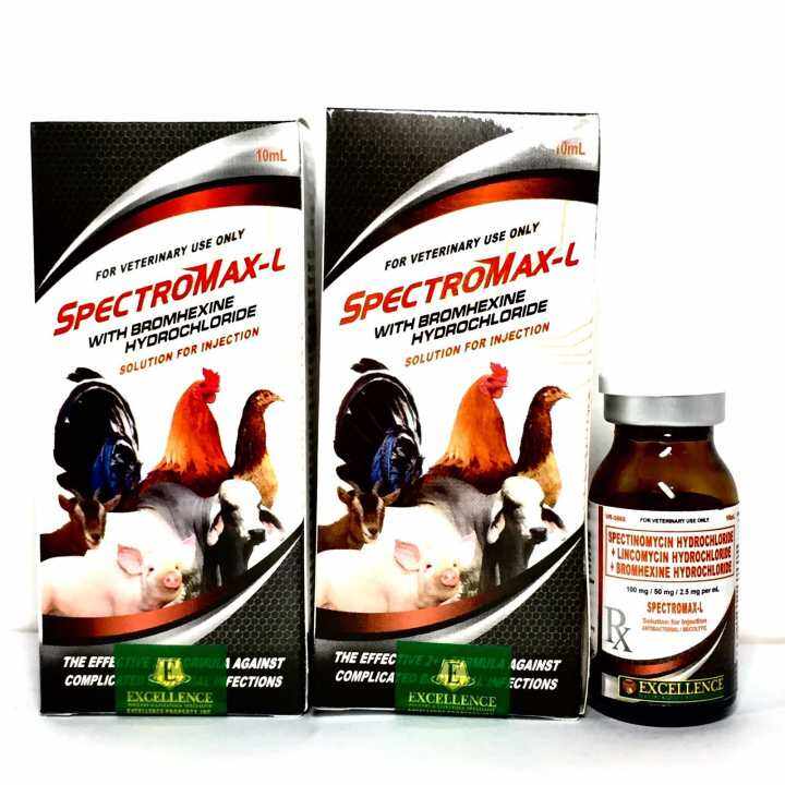 [VETKLIX] Spectromax - L 10ml - Antibacterial/Mucolytic / Poultry ...