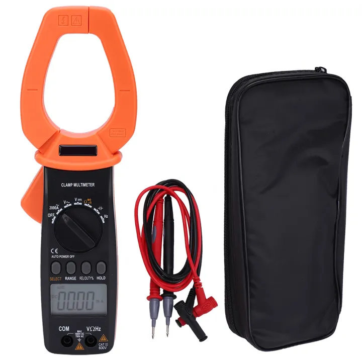 VC6052 Portable Hand‑Held Digital Clamp Meter AC 2000A Ammeter ...