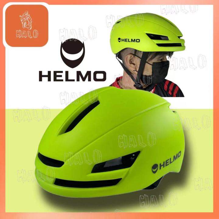 [HALO MOTOR] HELMO NUTSHELL HELMET DC999 WITH TAIL LIGHT USB CHARGING ...