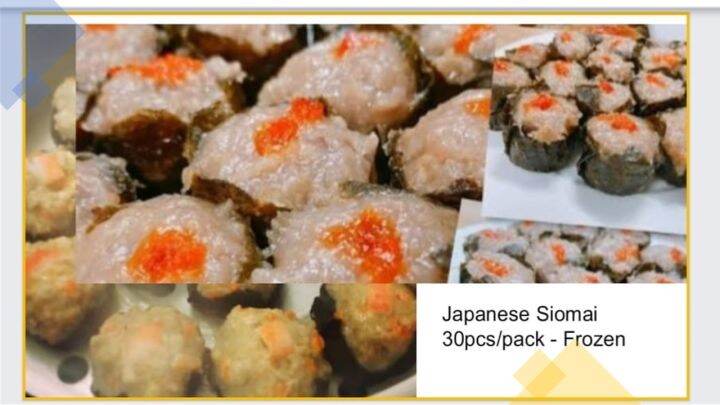 Japanese Siomai 30pcs/pack Frozen (by: Master Chef Food Commissary ...