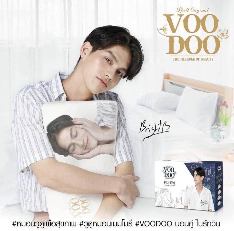 หมอนเมมโมรี่โฟม ทำจากวัสดุโพลียูรีเทน VOODOO รุ่นStandard คอลเลคชั่น ไบร์ท&วิน ยางพาราฉีดขึ้นรูป ...