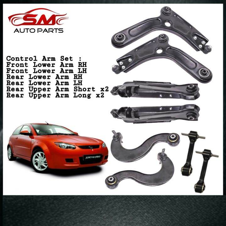 SM Control Arm Set - Proton Satria Neo ( Lower Arm Suspension Arm ...