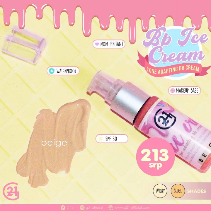 BB ICE CREAM Tone Adapting BB Cream | Lazada PH