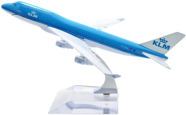 B747-400 KLM Metal Airplane 1:400 16cm Boeing Model Plane Toy Plane ...