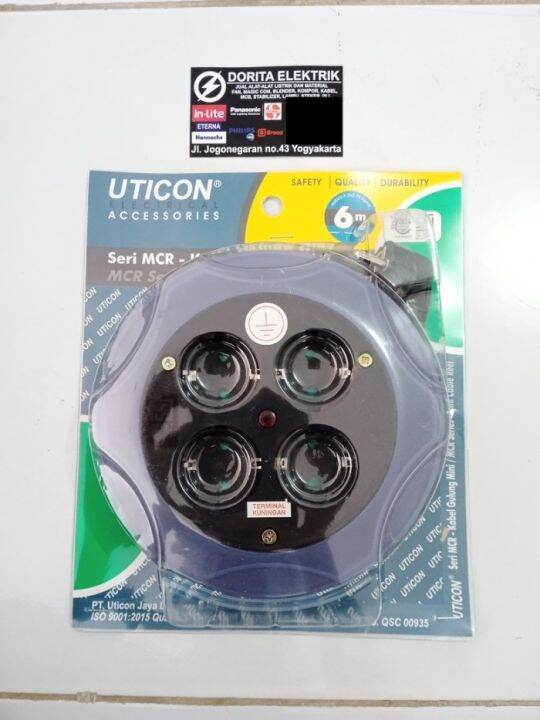 UTICON Kabel Roll 6 Meter MCR - 2806 Cable Roll Original | Lazada Indonesia