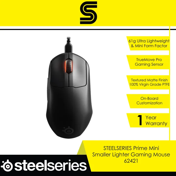 STEELSERIES Prime Mini Smaller Lighter Gaming Mouse - 62421 | Lazada