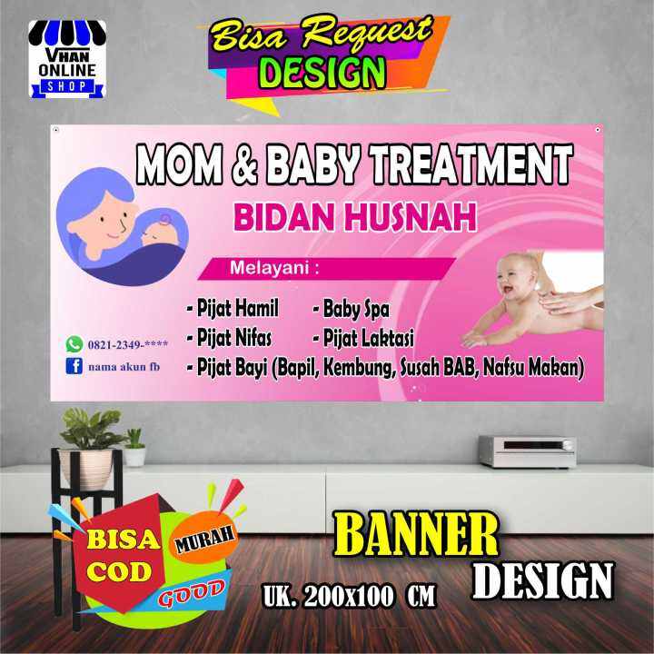 Spanduk Banner Mom & Baby Spa, Bidan Murah, Keren | Lazada Indonesia
