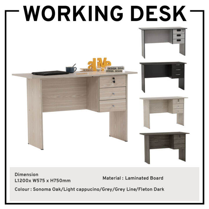 Working Desk Table Office Table Study Desk | Lazada