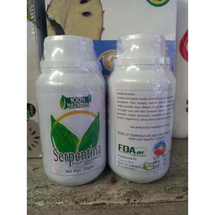 Serpentina capsule 100 pcs herbal capsule | Lazada PH