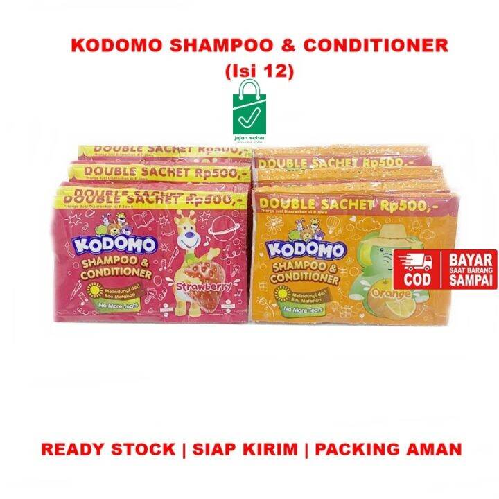 Kodomo Shampoo Gel Sachet (1 Renceng 12 Sachet) | Lazada Indonesia