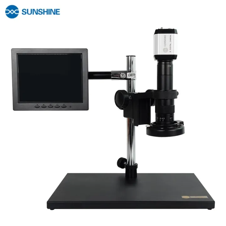 Sunshine MS8E-02 0.7-4.5x VGA HD Electronic Repair Microscope For PCB ...