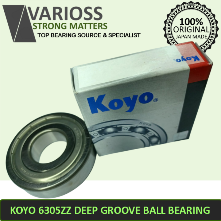 KOYO 6305ZZ, High Quality 100% Original KOYO Brand, Made in Japan, Deep ...