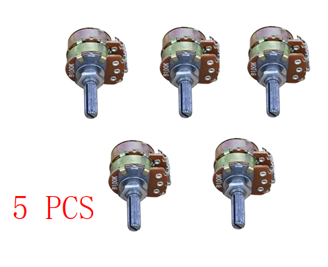 5 pcs Volume Control 100k ohm Dual Linear Taper Switches | Lazada PH