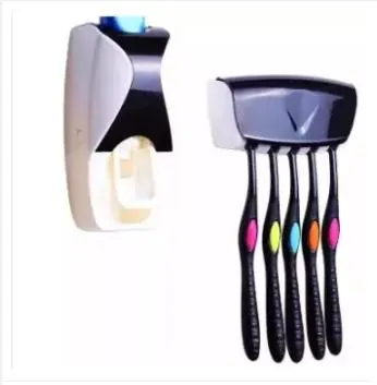 COD Wall Mount Automatic Toothpaste Dispenser and Toothbrush Holder ...