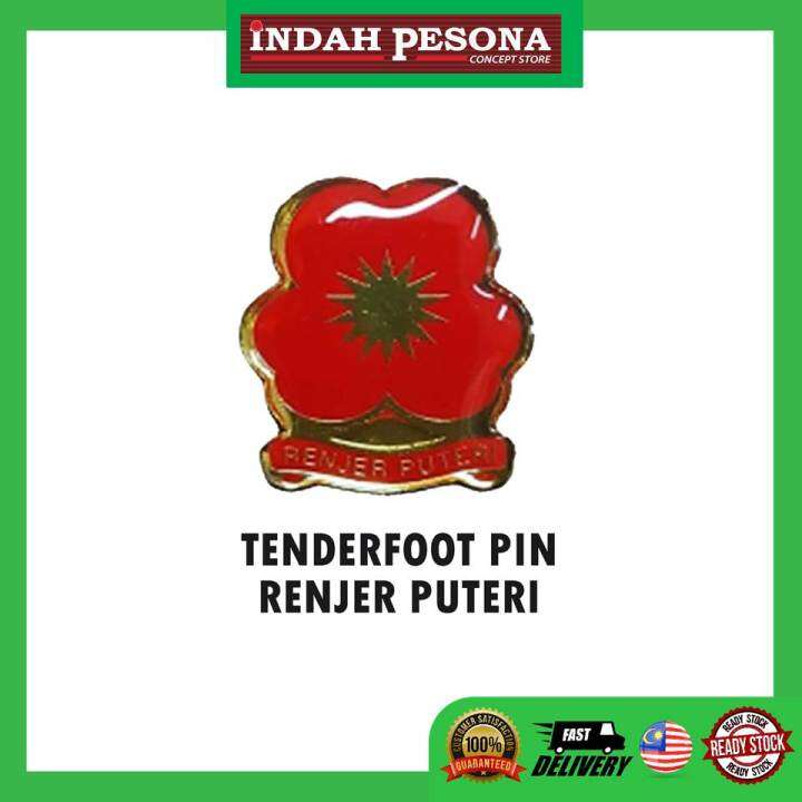 TENDERFOOT PIN RENJER PUTERI (PANDU PUTERI) | Lazada