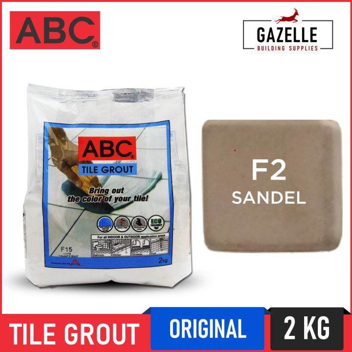 ABC Tile Grout Original Bonding Solution 2kg - Sandel F2 | Lazada PH