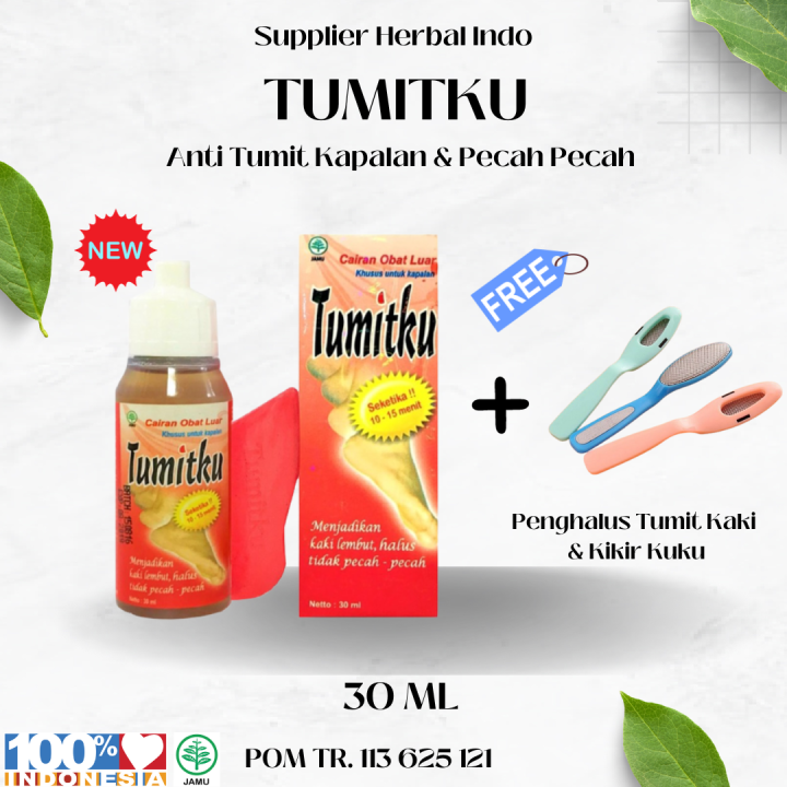 Tumitku Cairan Penghalus Tumit Pecah dan Kasar BPOM 30 ml | Lazada ...