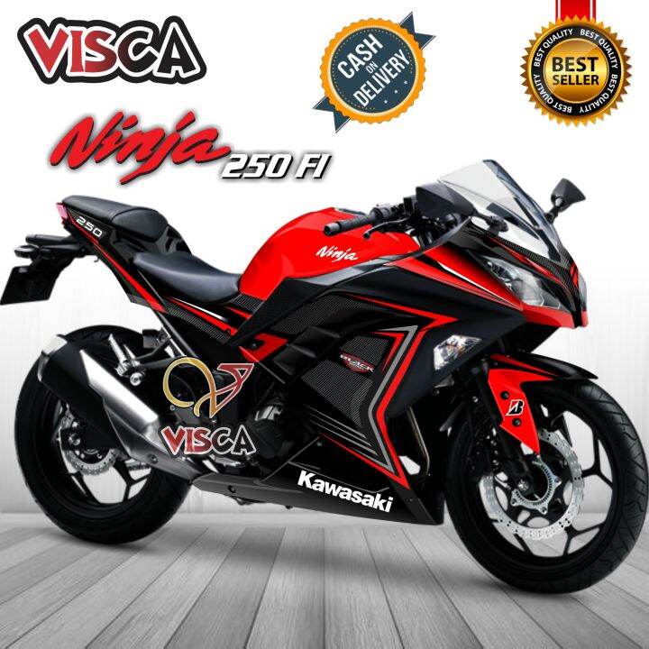 Decal Ninja 250 Fi Full Body Stiker Ninja 250 Fi Full Body Striping ...