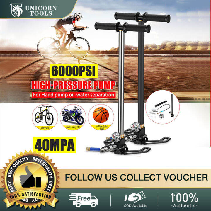 Unicorn Pcp Pump 45006000Psi High Pressure Hand Pump 3 Stage Air Pump ...