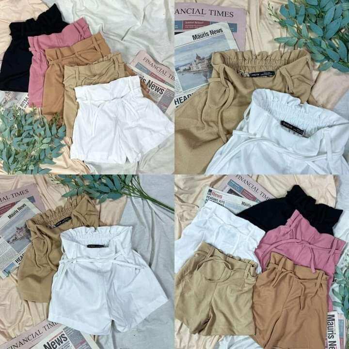 𝘼𝙈𝙊𝙍𝘼 𝙎𝙏𝙍𝙄𝙉𝙂 𝘽𝙀𝙇𝙏 𝙎𝙃𝙊𝙍𝙏𝙎 crepe fabric garterize fit up to large | Lazada PH