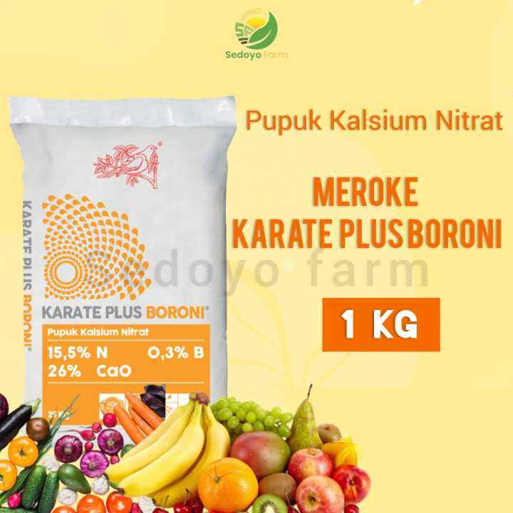 Pupuk Meroke Karate Plus Boroni Kemasan Asli Pabrik 1Kg | Lazada Indonesia