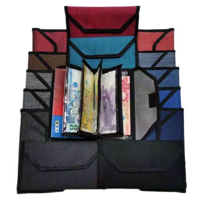 6 Zipper booktype Money Bills Organizer Plain | Lazada PH